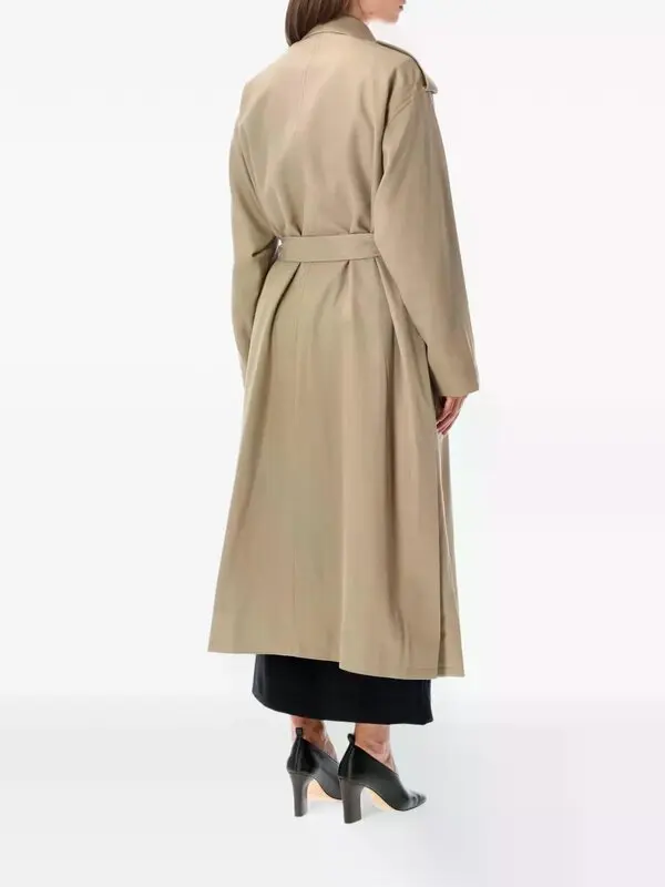 Auralee Double-breasted Belted Coat