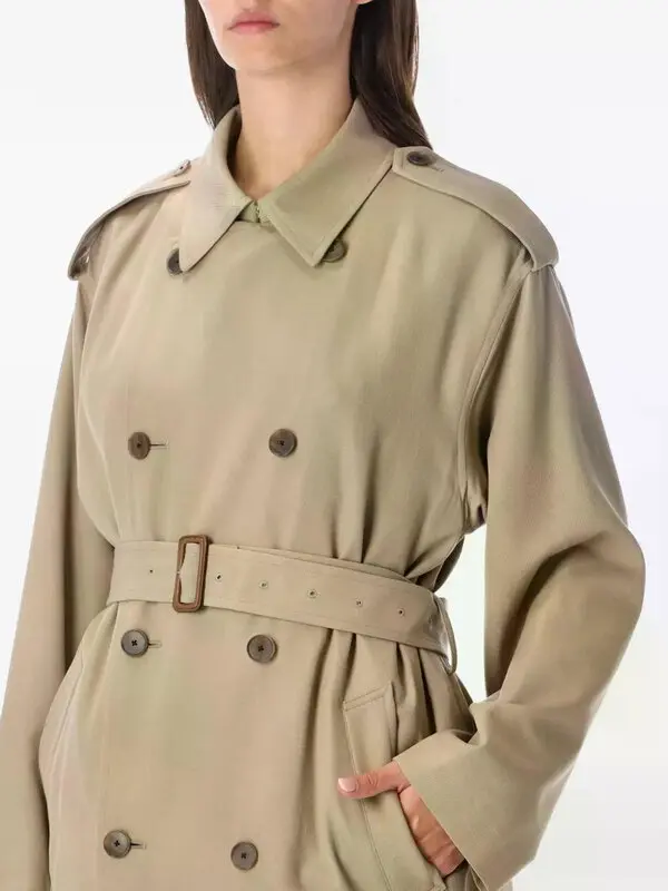 Auralee Double-breasted Belted Coat