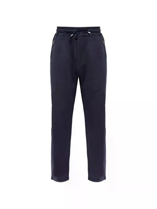 Eleventy Drawstring Straight-leg Trousers - Blue