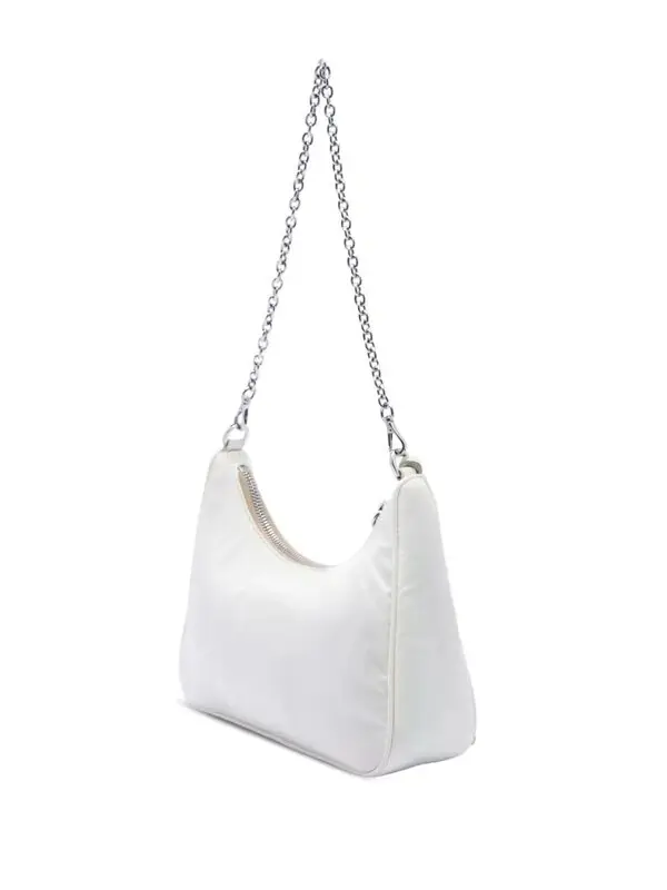Prada 2019-2026 Tessuto Re-edition 2005 Satchel - White