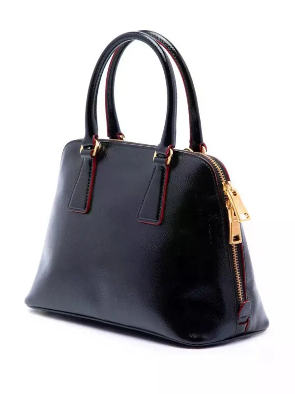 Prada 2010-2026 Small Saffiano Vernice Promenade Satchel