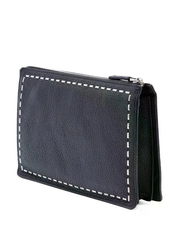 Fendi 2010-2026 Leather Selleria Clutch Bag