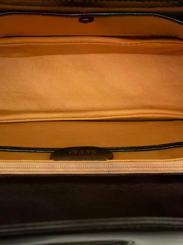 Gucci 20th Century Small Calfskin Bamboo Night Satchel
