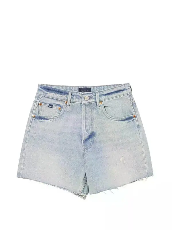 Denham Rini Frayed Denim Shorts