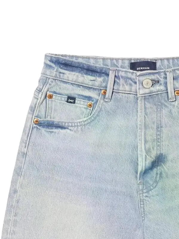 Denham Rini Frayed Denim Shorts