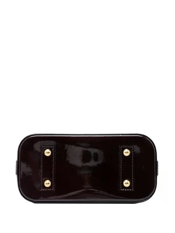 LOUIS VUITTON 2017 Monogram Vernis Ombre Alma Bb Satchel