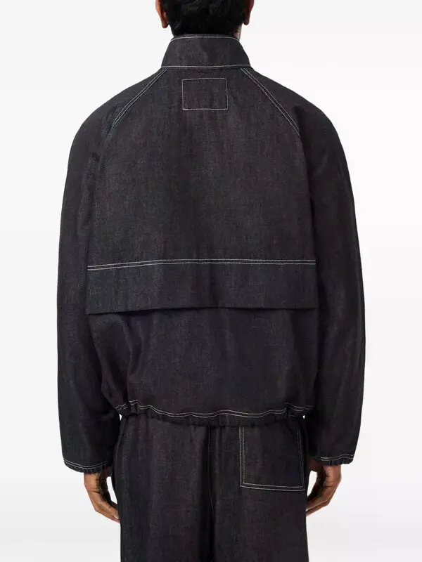 Lacoste Contrast-stitch Denim Jacket