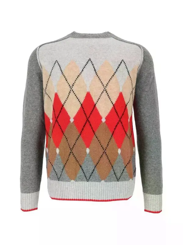BALLANTYNE Argyle-intarsia Sweater