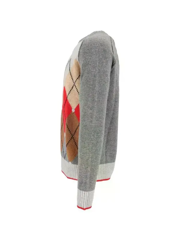 BALLANTYNE Argyle-intarsia Sweater