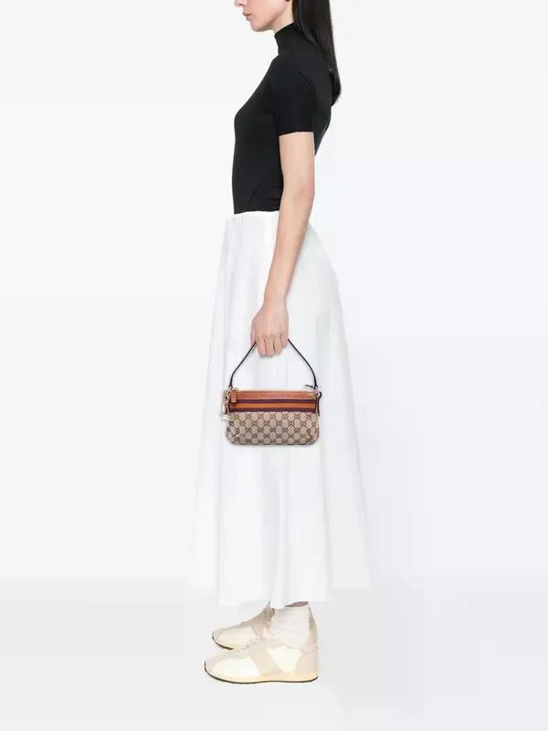 Gucci 2000-2015 Gg Canvas Web Shoulder Bag