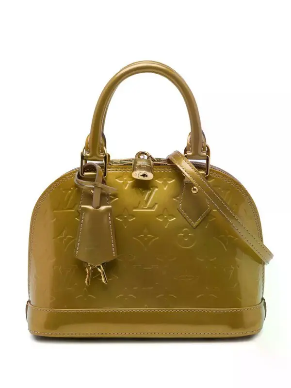 LOUIS VUITTON 2012 Monogram Vernis Alma Bb Satchel