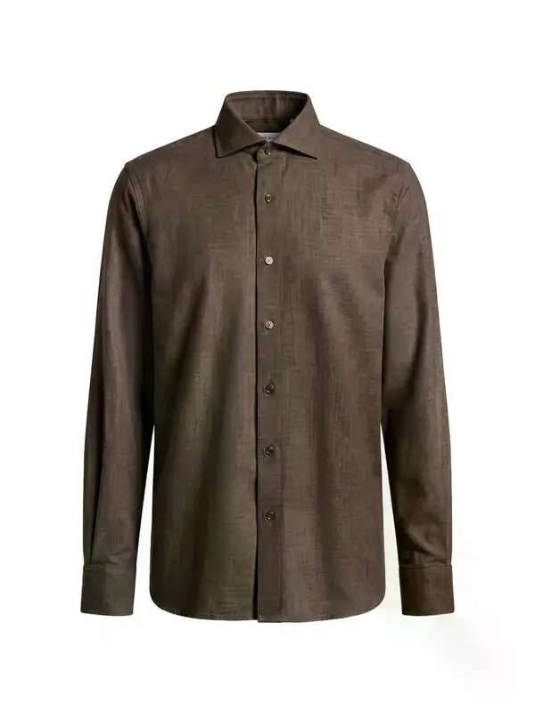 Peserico Long-sleeve Button-down Shirt