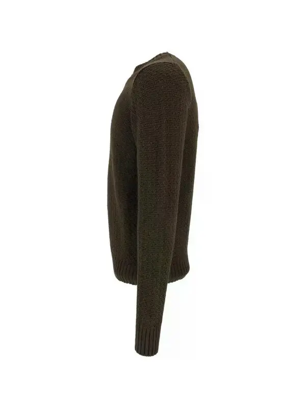 CIRCOLO 1901 Basket-weave Crew-neck Sweater
