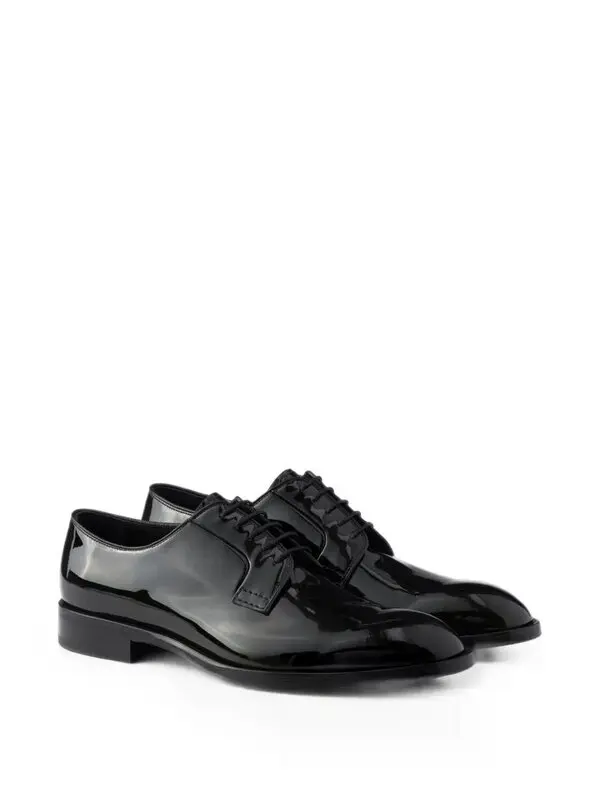 Prada Patent-leather Derby Shoes