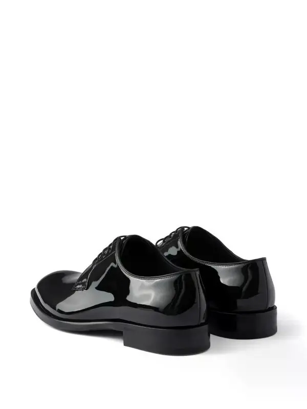 Prada Patent Leather Lace-up Shoes