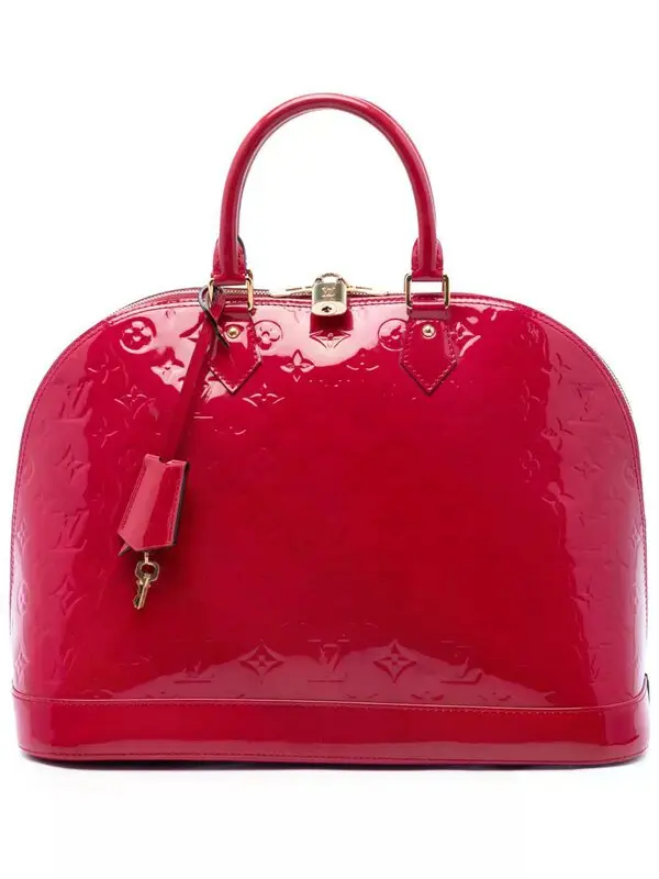 LOUIS VUITTON 2013 Monogram Vernis Alma Gm Handbag