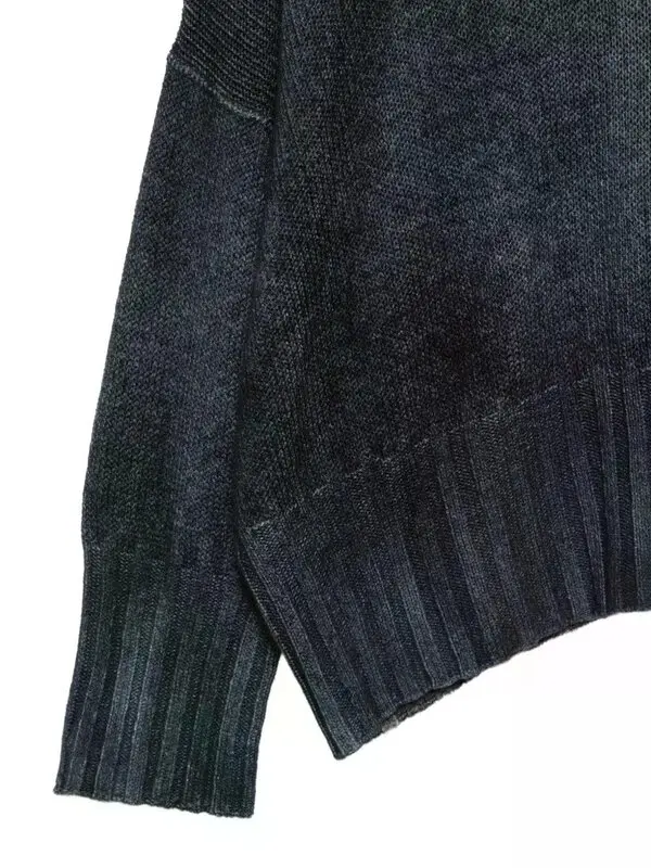 Avant Toi Hand-painted High-neck Sweater