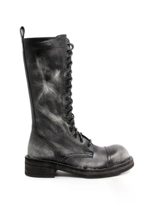 ANN DEMEULEMEESTER Brushed Leather Boots