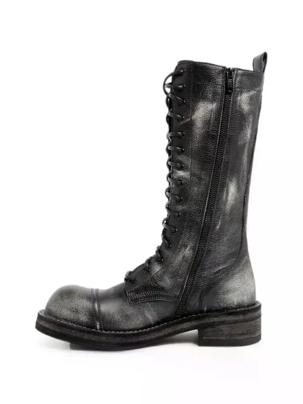 ANN DEMEULEMEESTER Brushed Leather Boots