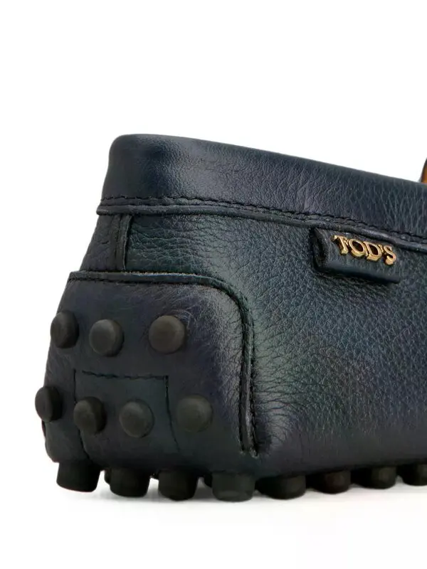 TOD'S Gommino Pebbled Leather Loafers