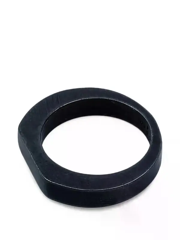 PARTS OF FOUR Crescent Plane Ring - Black
