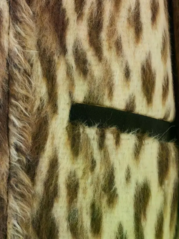 FORTE_FORTE Royal Leopard Faux-fur Coat