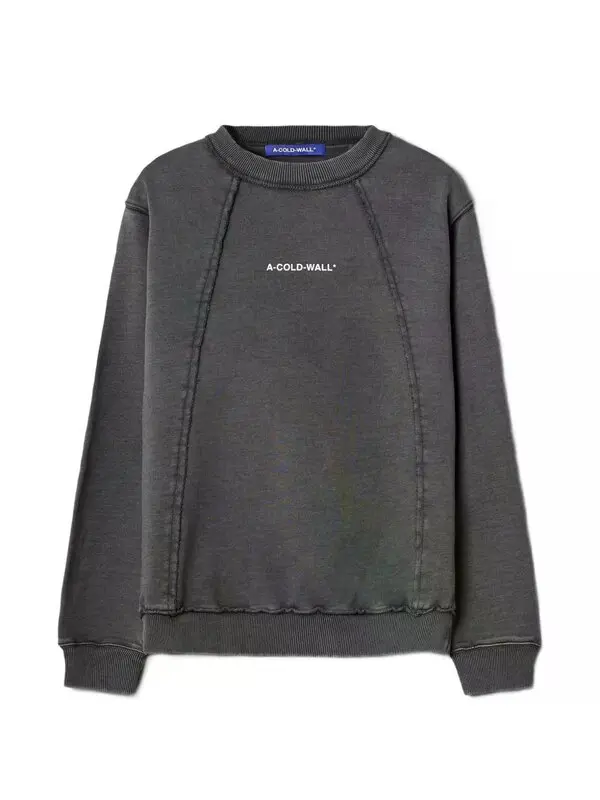 A-COLD-WALL* Logo-print Raw-edge Sweater
