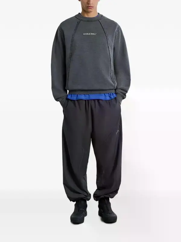 A-COLD-WALL* Logo-print Raw-edge Sweater