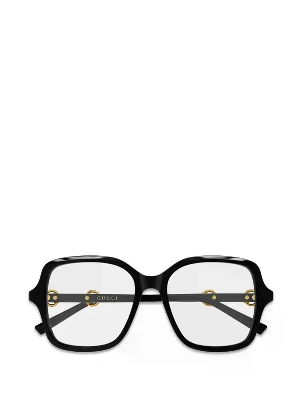 Gucci Butterfly Square-frame Glasses