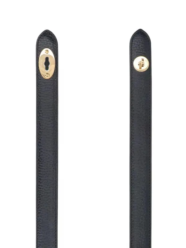 Mulberry Darley Postman's Lock Leather Belt - Black