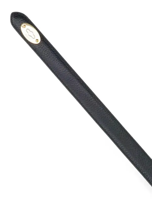 Mulberry Darley Postman's Lock Leather Belt - Black