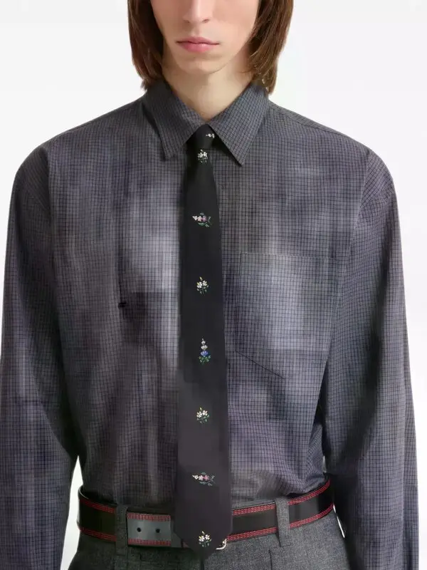 Marni Deep Checked Poplin Shirt