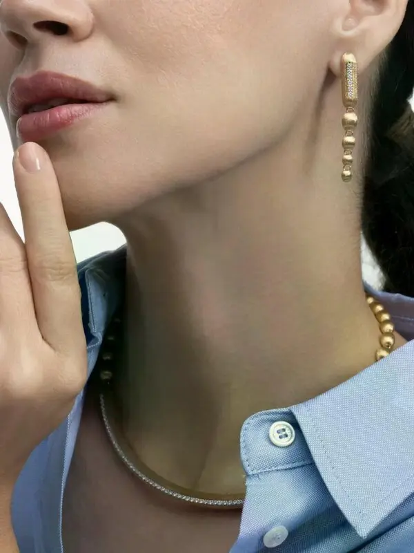 NANIS Elite Diamond Drop Earrings