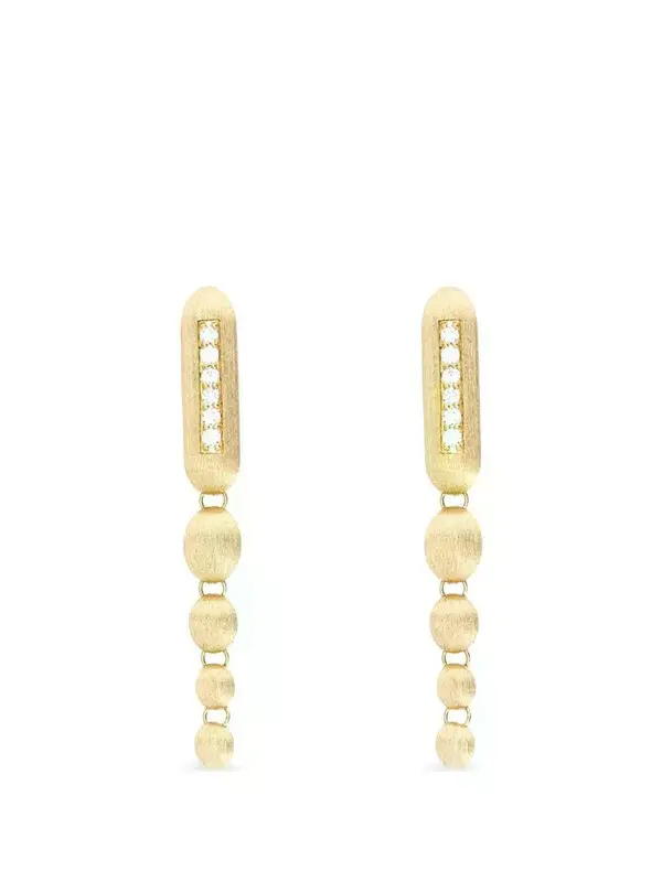 NANIS Elite Diamond Drop Earrings - Gold
