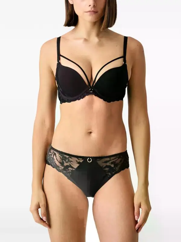 Chantelle Illusion Embroidered Strappy-detail Bra