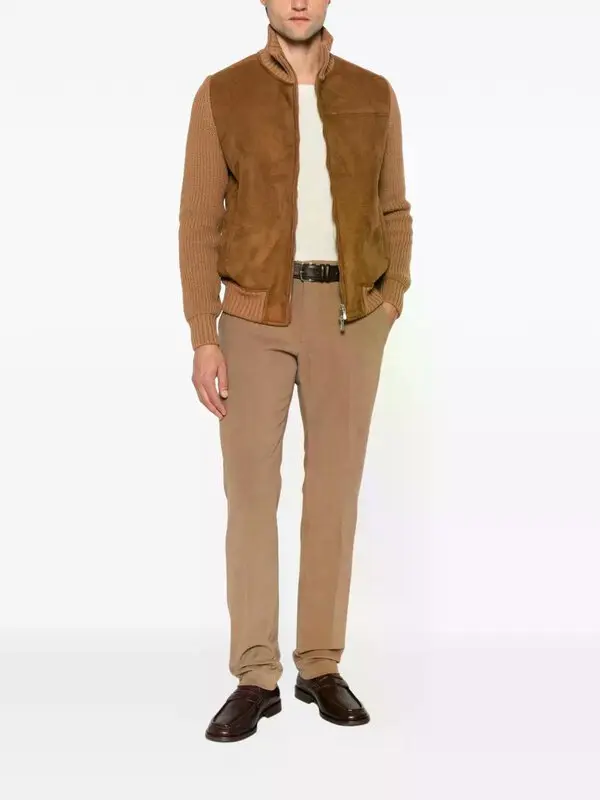 GRAN SASSO Ribbed-knit Jacket
