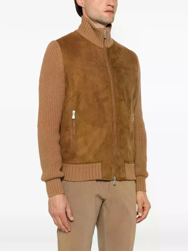 GRAN SASSO Ribbed-knit Jacket