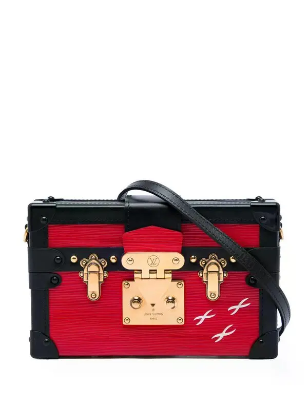 LOUIS VUITTON 2017 Epi Petit Malle Crossbody Bag - Red