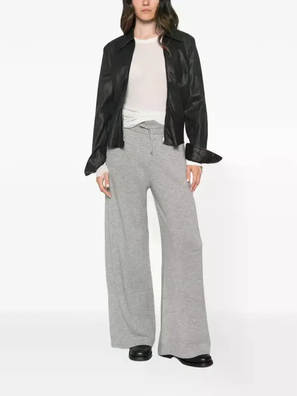 AUTRY Embroidered-logo Drawstring Trousers
