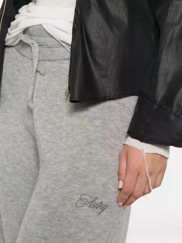 AUTRY Embroidered-logo Drawstring Trousers