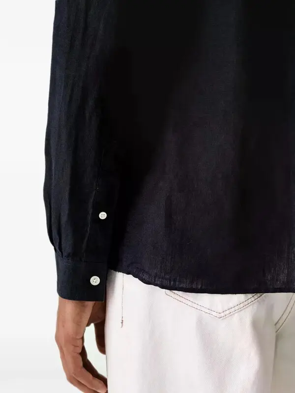 Lacoste Logo-patch Linen Shirt