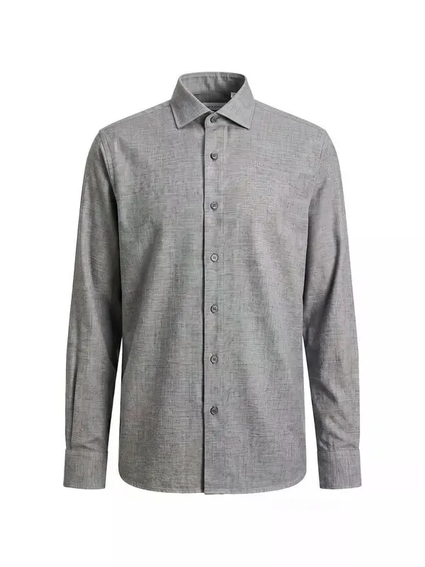 Peserico Mélange-effect Long-sleeve Shirt