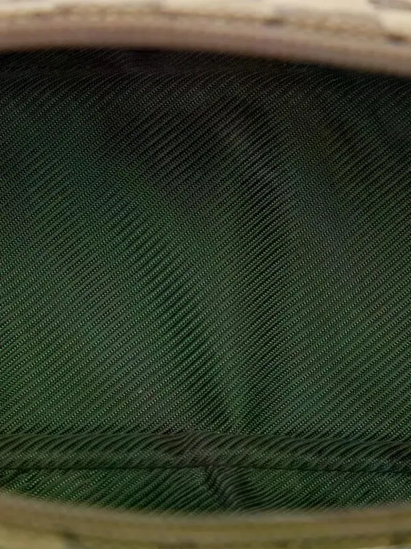Gucci 2000-2015 Gg Canvas Web Boat Shoulder Bag