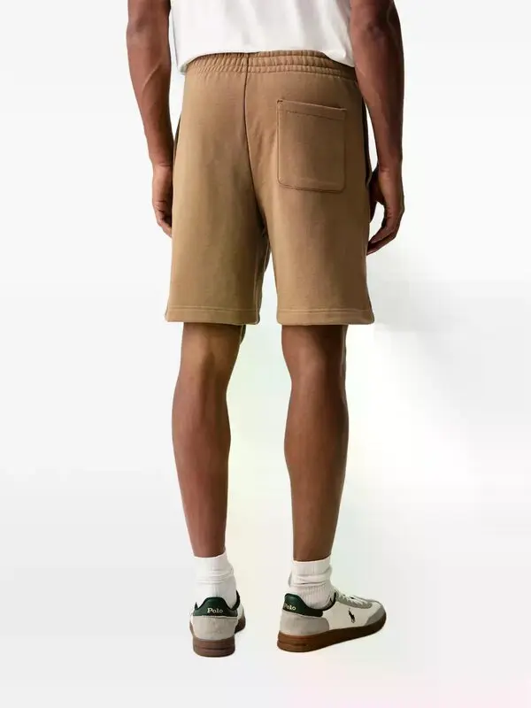 Lacoste Logo-patch Drawstring-waist Shorts