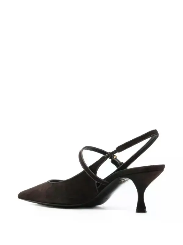 Dolce & Gabbana Logo-plaque Slingback Pumps