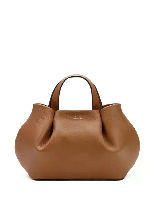 LA PORTEGNA Isabela Leather Tote Bag