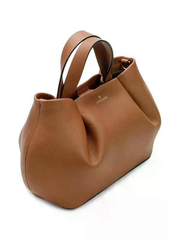 LA PORTEGNA Isabela Leather Tote Bag