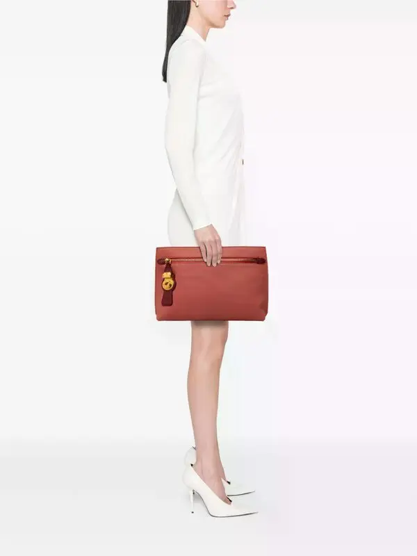 Burberry 2000-2017 Bicolor Leather Pendleton Clutch Bag