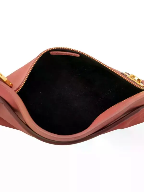 Burberry 2000-2017 Bicolor Leather Pendleton Clutch Bag