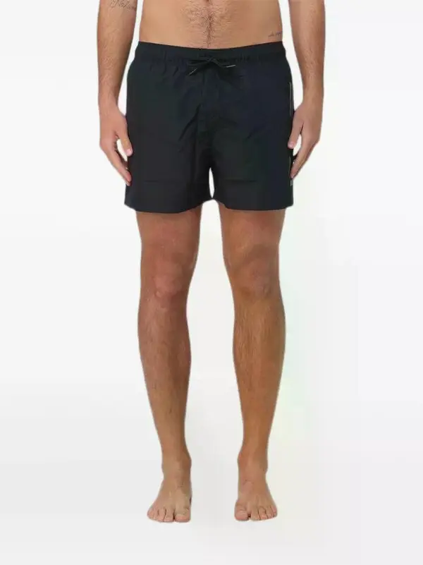 EA7 Logo-print Drawstring Swim Shorts